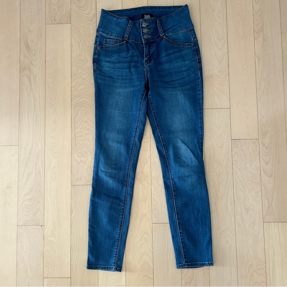 Simple Society | Jeans | Simple Society High Rise Button Skinny Jeans ...